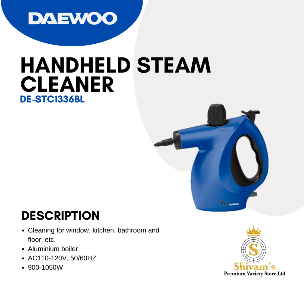Daewoo Handheld Steam Cleaner – Shivam's Premium Variety Store Limited