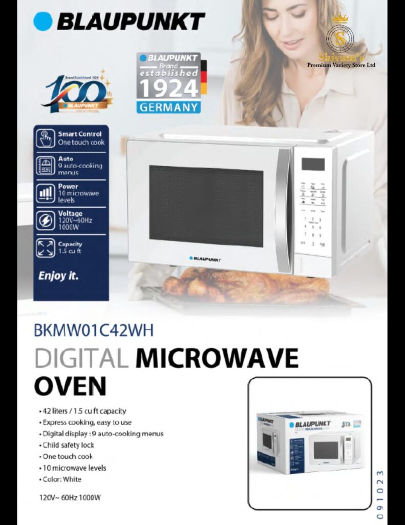 Blaupunkt Digital Microwave Oven (BKMW01C42WH) – Shivam's Premium ...